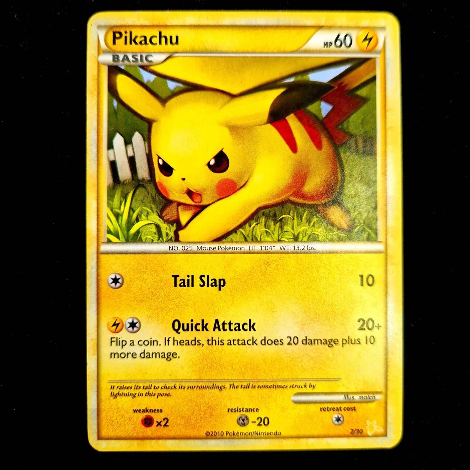 Pikachu HGSS 2/30 English (MP) - tcghub.in